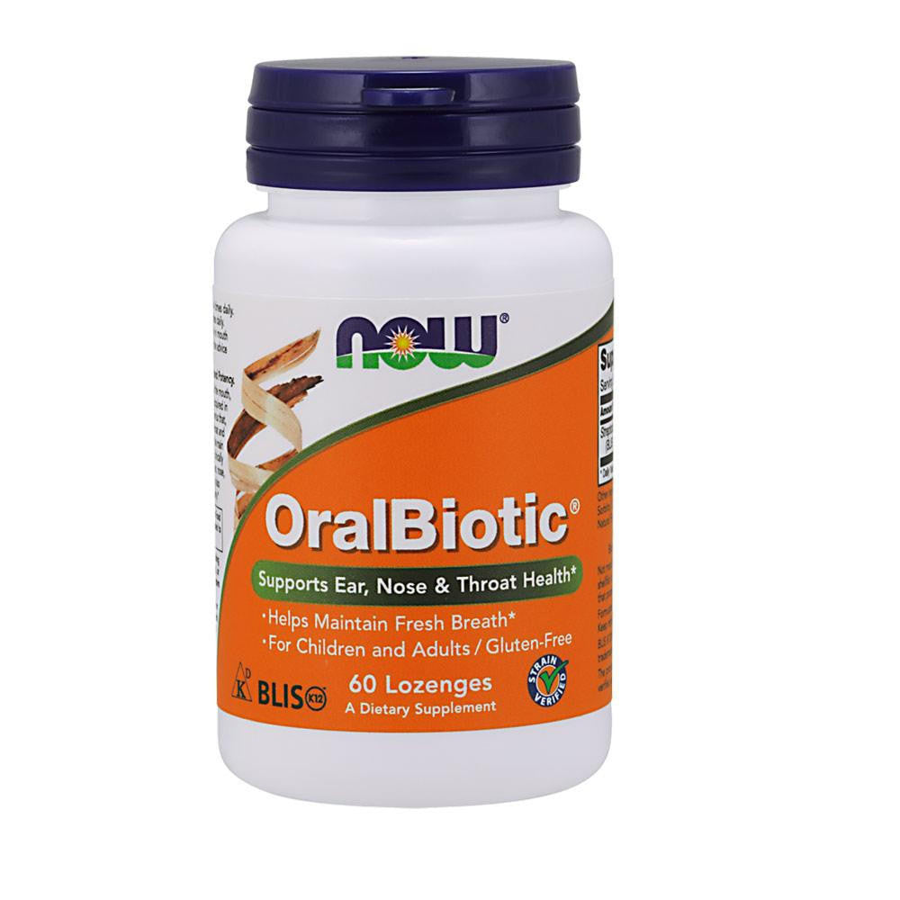 NOW 60 Oralbiotic Lozenges — Best Price Nutrition